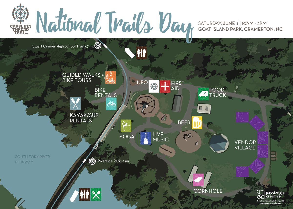 National Trails Day | The Carolina Thread Trail | Regional Network of ...